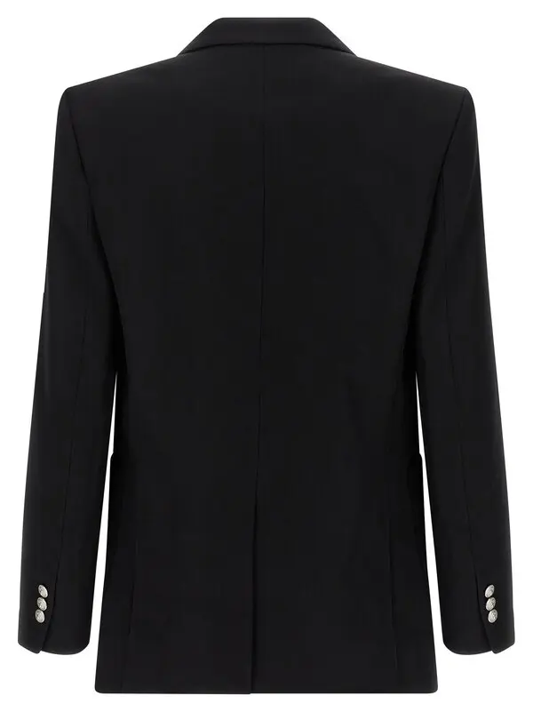Balmain Grain De Poudre Blazer - Black