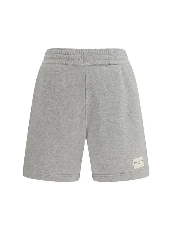 Givenchy Cotton Sports Shorts - Gray