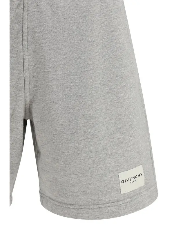 Givenchy Cotton Sports Shorts - Gray