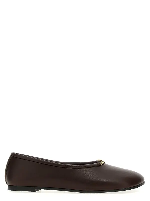 Stella McCartney Ryder Ballet Flats With Chain Detail