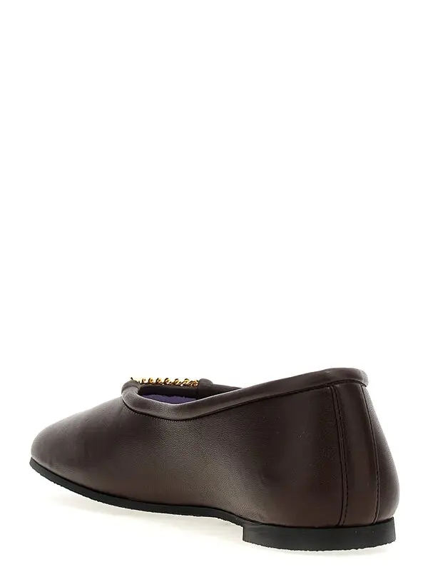 Stella McCartney Ryder Ballet Flats With Chain Detail
