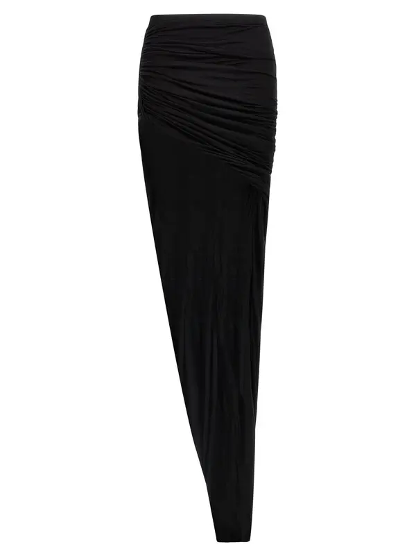 Rick Owens Soft Edfu Mini Skirt - Black