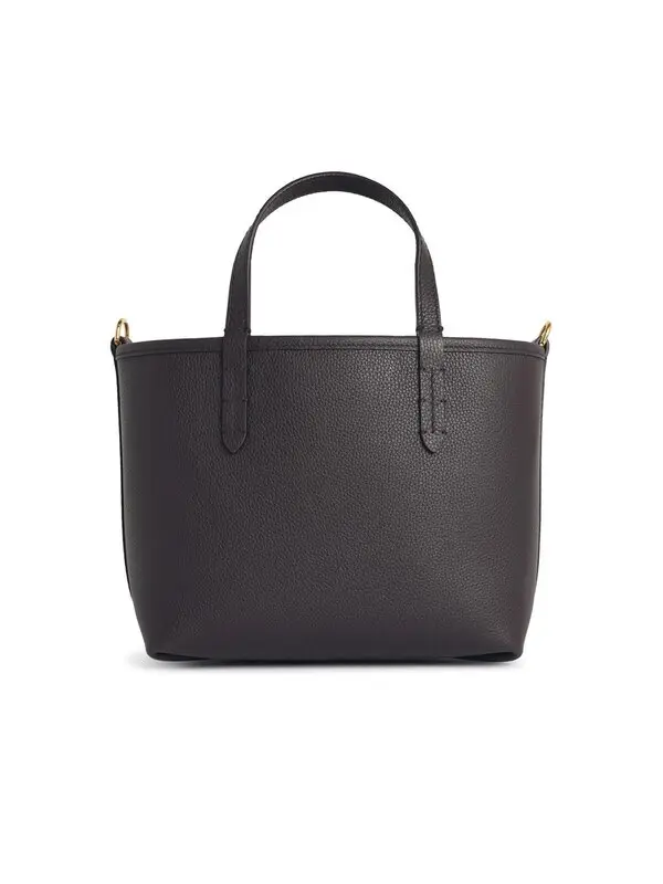 Burberry Bloomsbury Mini Reversible Leather Tote Bag - Brown