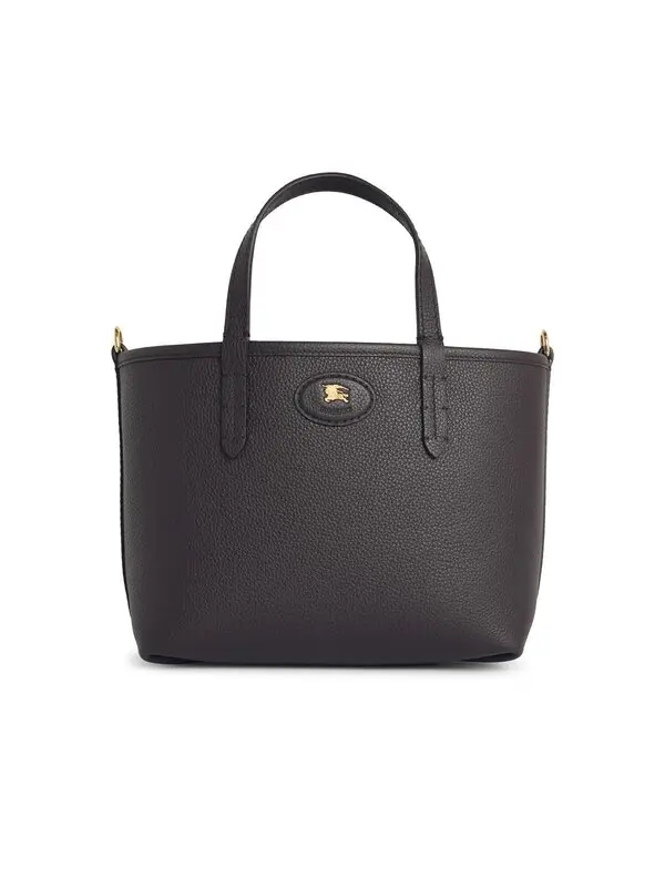 Burberry Bloomsbury Mini Reversible Leather Tote Bag - Brown