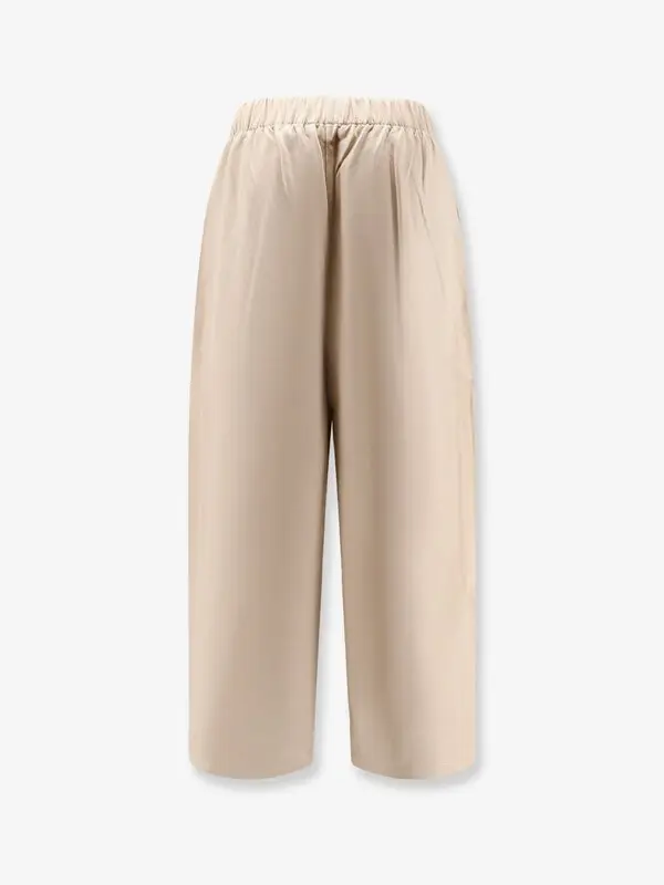 Max Mara Silk And Cotton Jogger Trousers - Multicolor