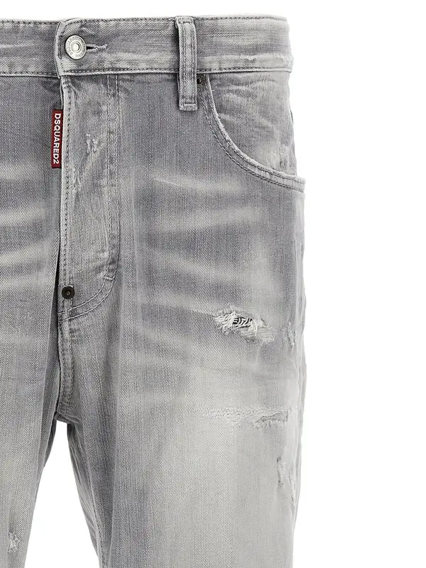 Dsquared2 642" Cotton Denim Jeans