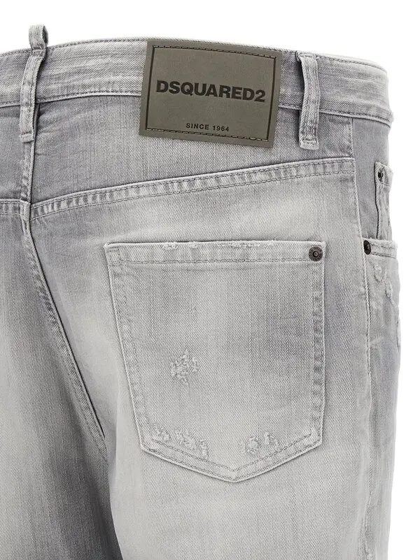 Dsquared2 642" Cotton Denim Jeans
