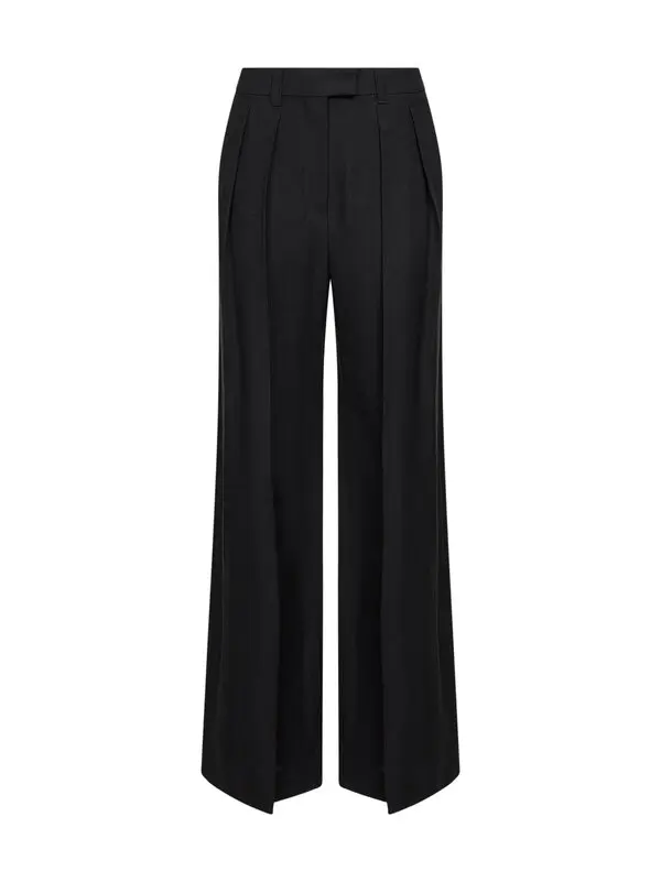Brunello Cucinelli Fluid Twill Sartorial Wide Trousers - Multicolor