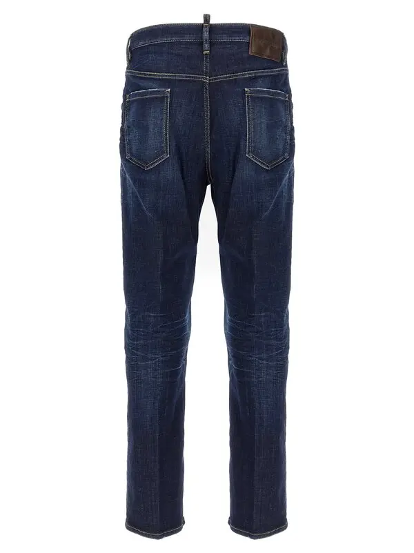 Dsquared2 642 Stretch Cotton Denim Jeans