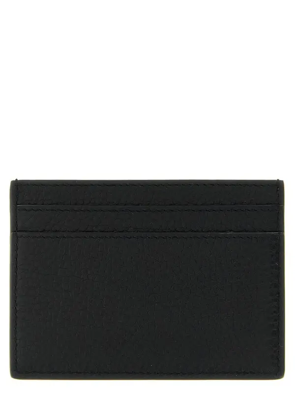 Saint Laurent Tiny Cassandre' Card Holder - Black