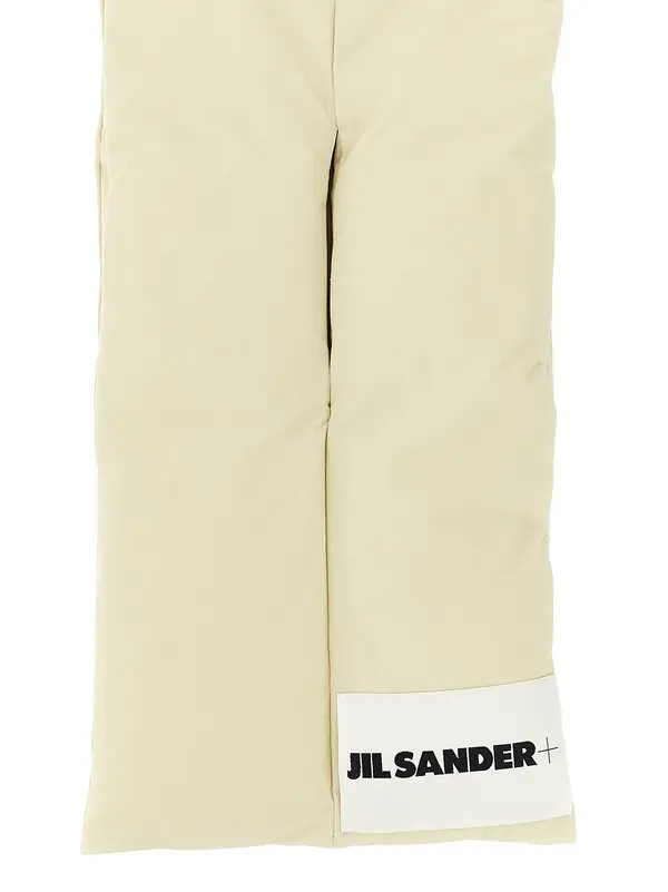 JIL SANDER Down Scarf 01' Scarf - Cream