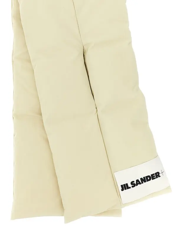 JIL SANDER Down Scarf 01' Scarf - Cream