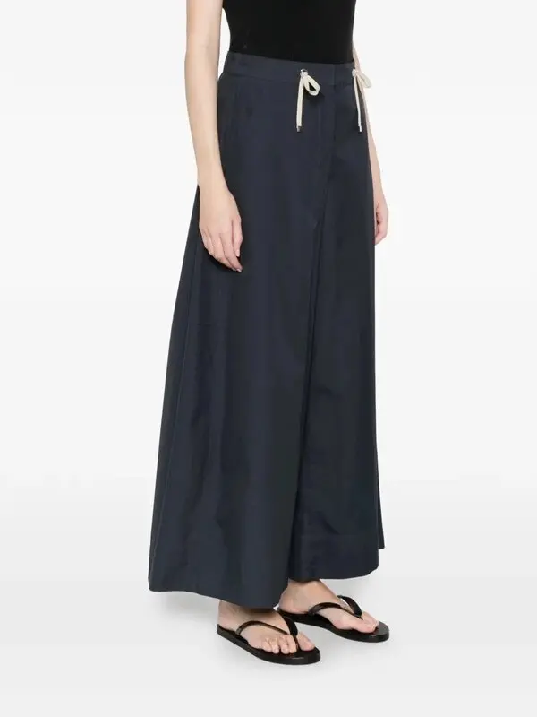 Max Mara Cotton Wide-leg Pants - Multicolor