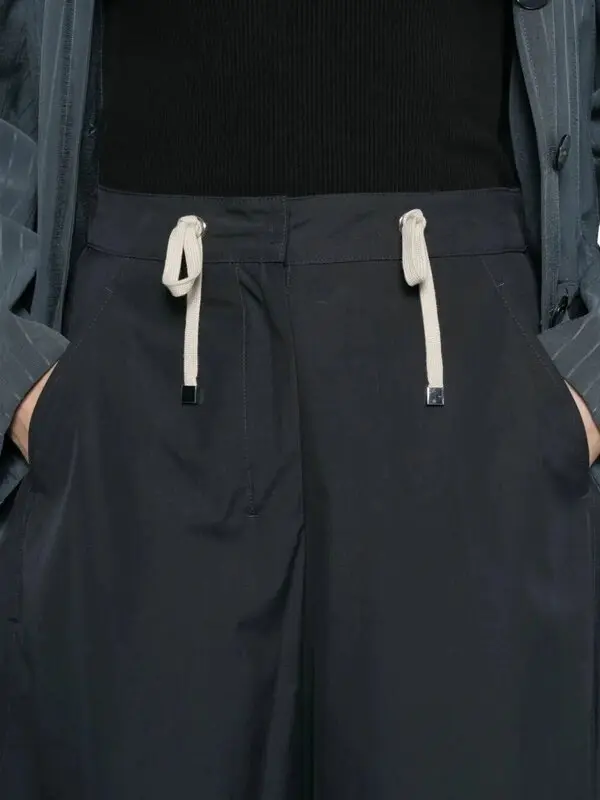 Max Mara Cotton Wide-leg Pants - Multicolor