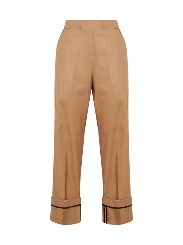 Herno Cotton Gabardine Trousers - Multicolor