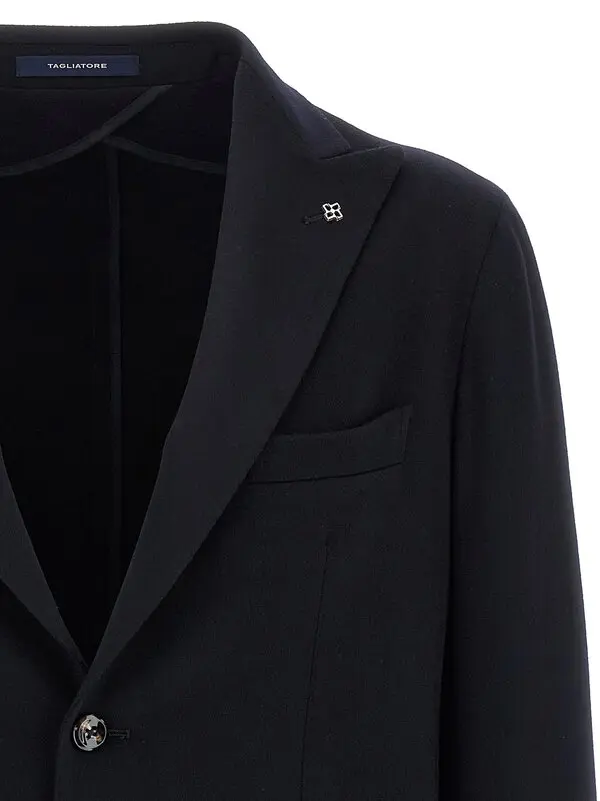 Tagliatore Cashmere Blazer - Blue
