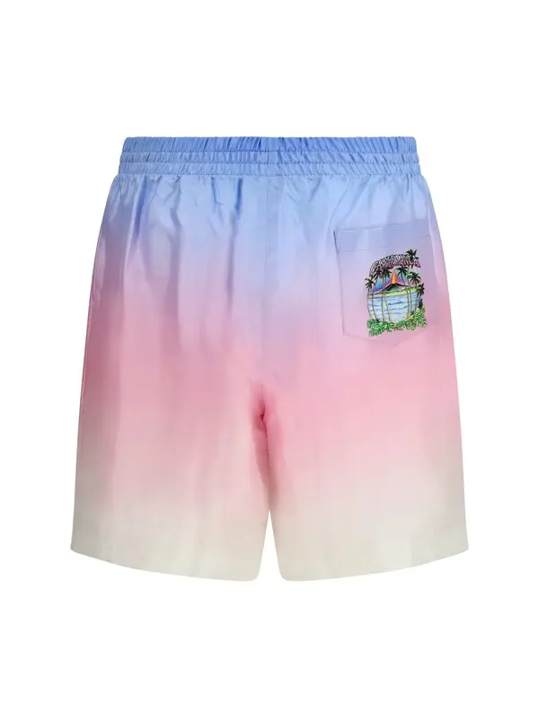 Casablanca Volcano Gradient Shorts - Multicolor