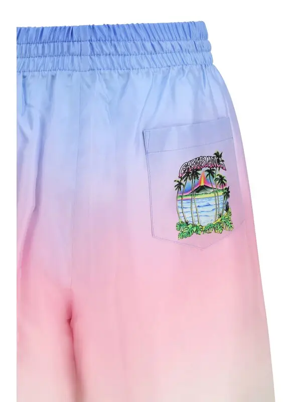 Casablanca Volcano Gradient Shorts - Multicolor