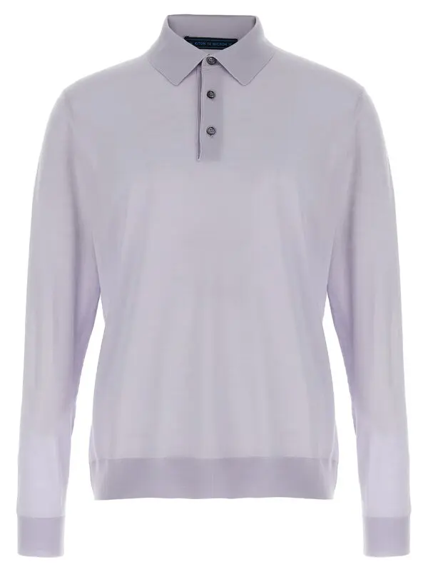 Kiton Ciro' Polo Shirt - Blue