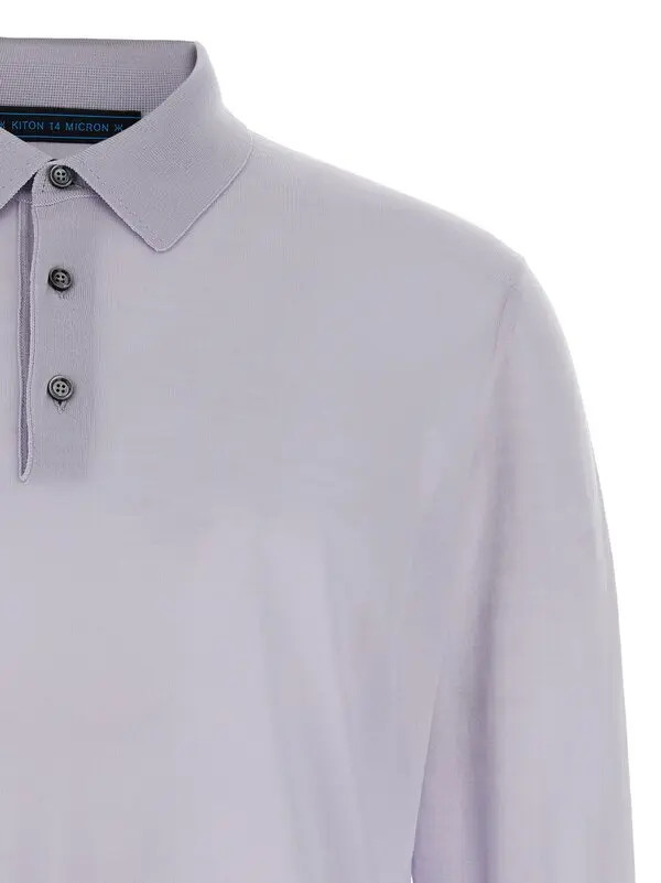 Kiton Ciro' Polo Shirt - Blue