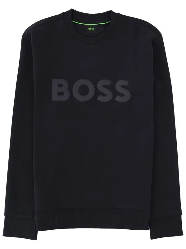 BOSS Sweatshirt With Logo - Blue