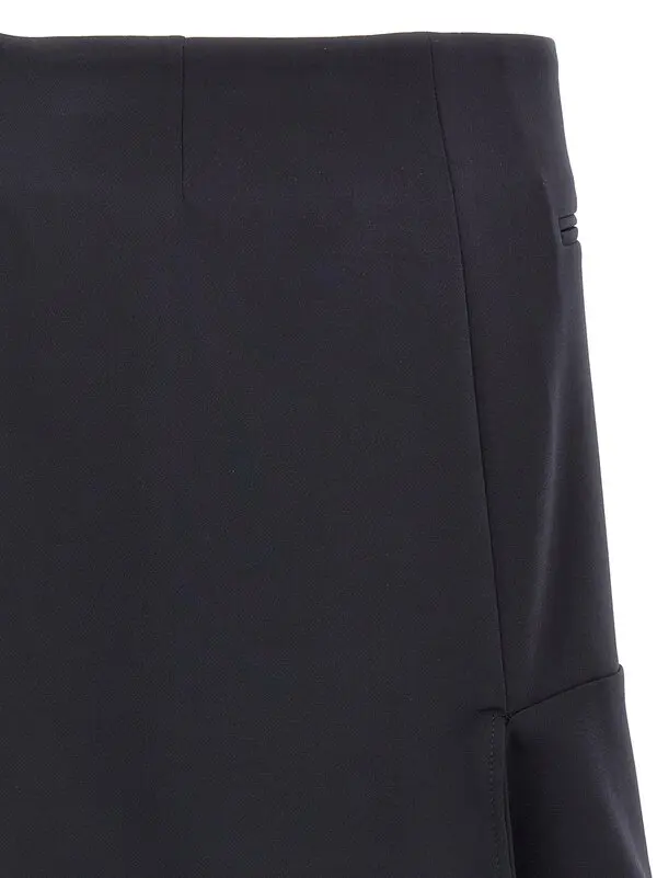 COURREGES Reversed Belt Mini Skirt