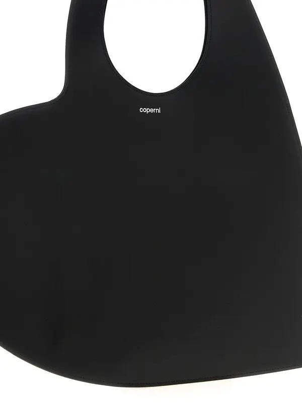 Coperni Heart Shoulder Bag - Black