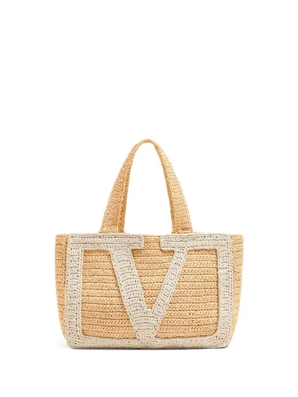 Valentino Garavani Viva Superstar Crochet Large Tote - Multicolor