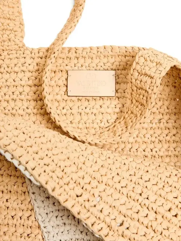 Valentino Garavani Viva Superstar Crochet Large Tote - Multicolor