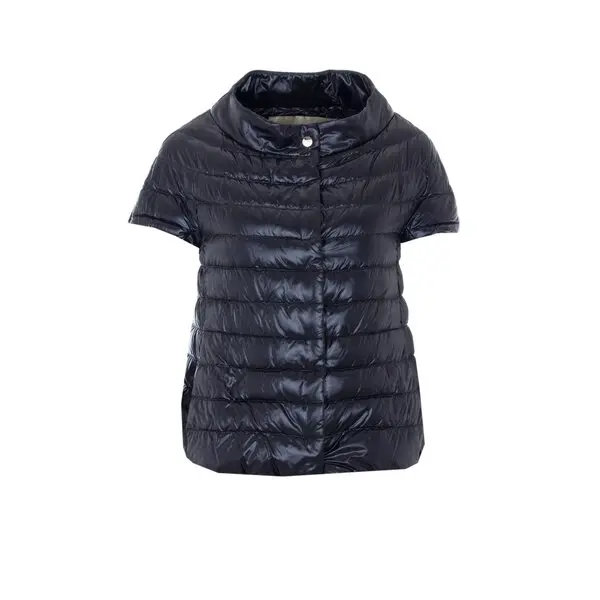 Herno Short Sleeve Quilted Down Jacket - Black