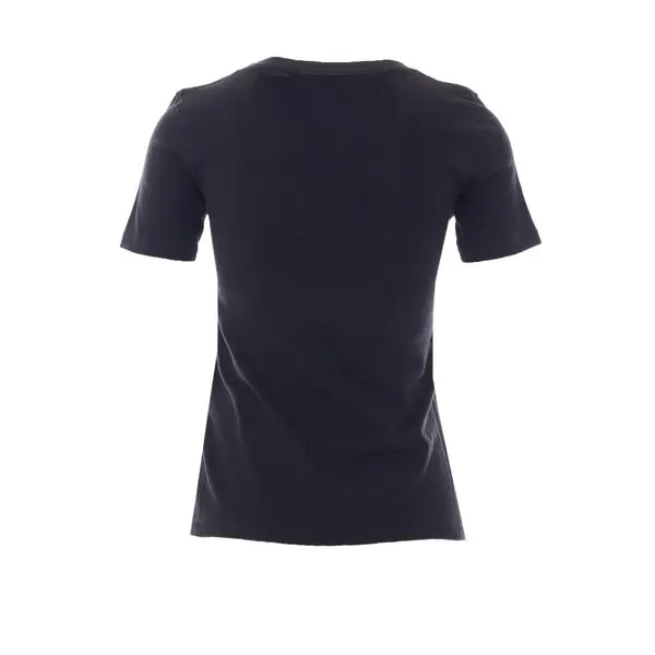 Chloé Short-sleeve Crew Neck T-shirt With All-over Logo Print - Black