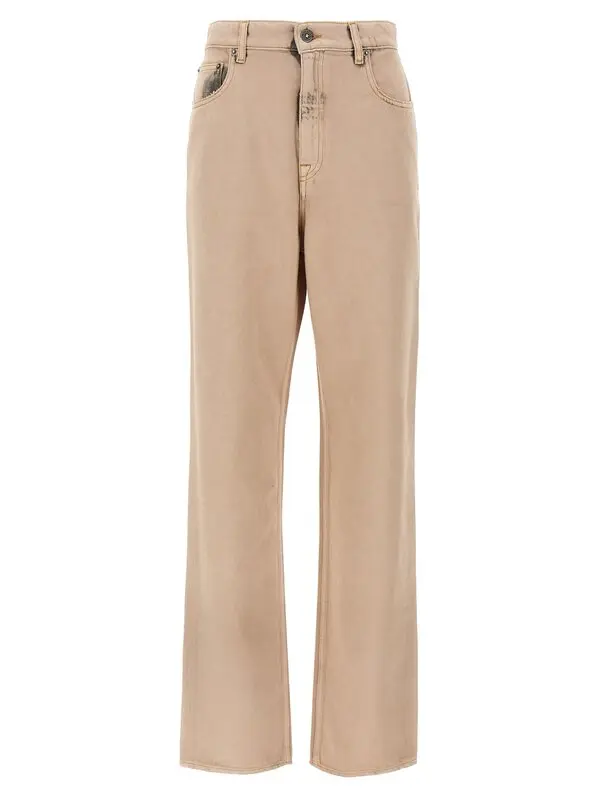 GOLDEN GOOSE Kim Straight Leg Jeans - Pink