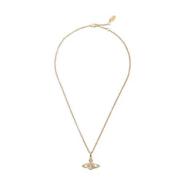 VIVIENNE WESTWOOD Mini Bas Relief Pendant Necklace - Gold
