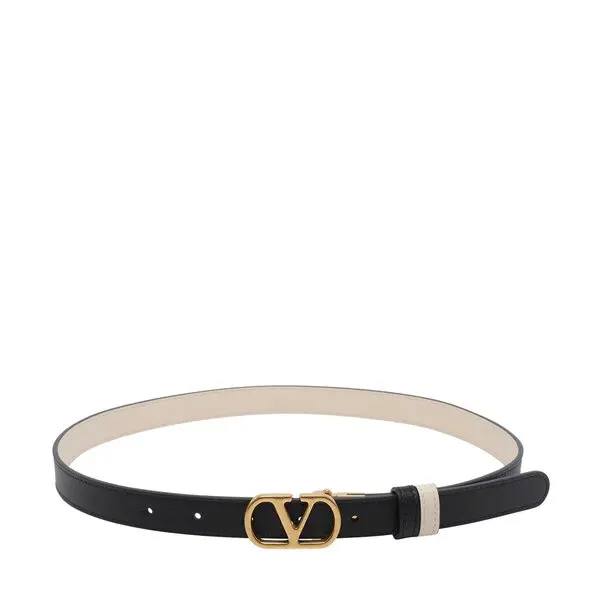 Valentino Garavani Vlogo Signature Reversible Belt - Black