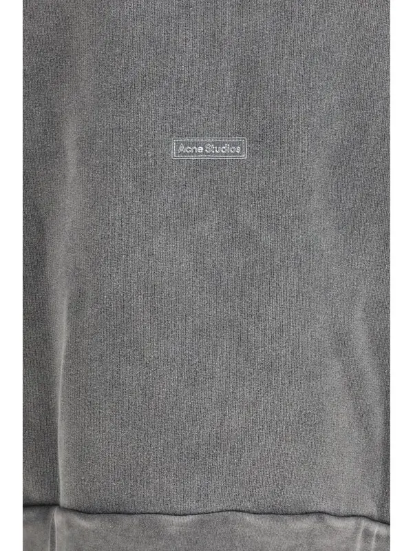 Acne Studios Crewneck Sweatshirt With Logo Detail - Gray