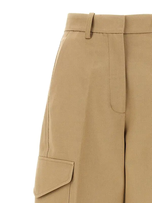 Givenchy Cocoon Cargo Pants - Cream