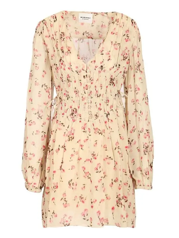 Isabel Marant Étoile Loriena Printed Muslin Dress - Multicolor