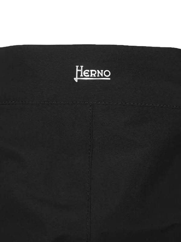 Herno A-shape Windstopper Hooded Jacket - Black