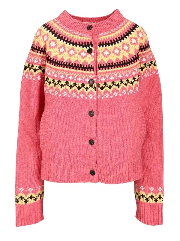 Miu Miu Wool Cardigan - Multicolor