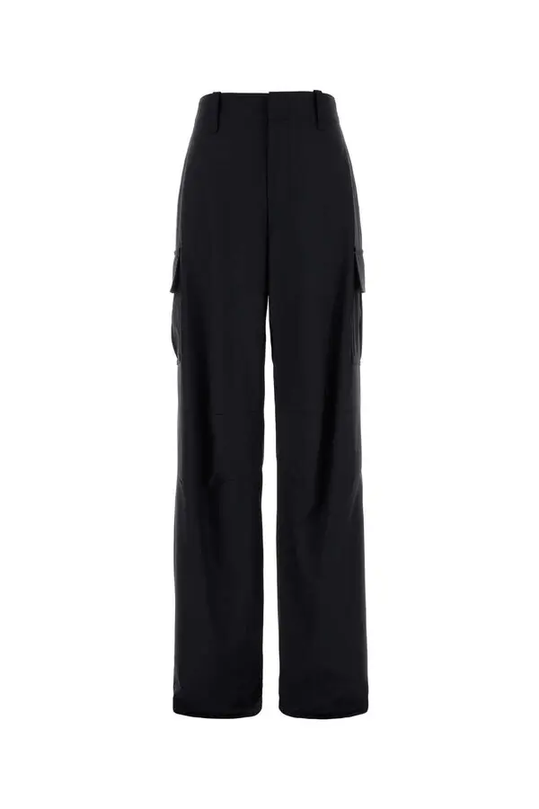 Bottega Veneta Wool Cargo Pants - Blue