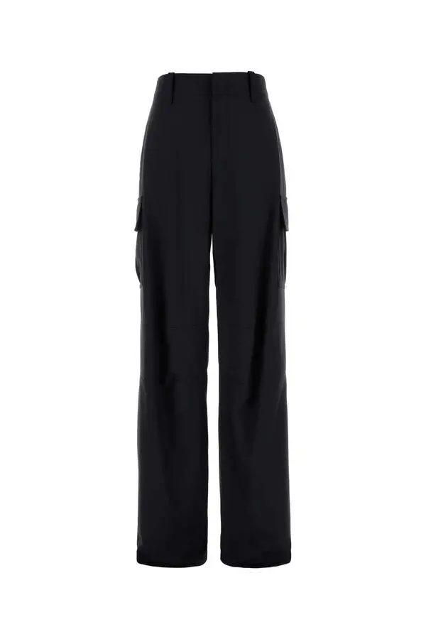 Bottega Veneta Wool Cargo Pants - Blue