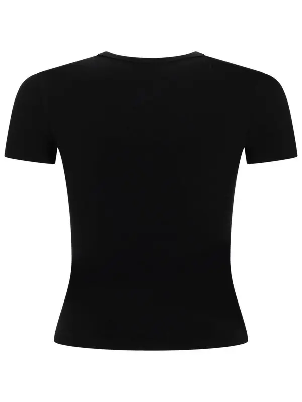 DIESEL® Ribbed T-shirt - Black