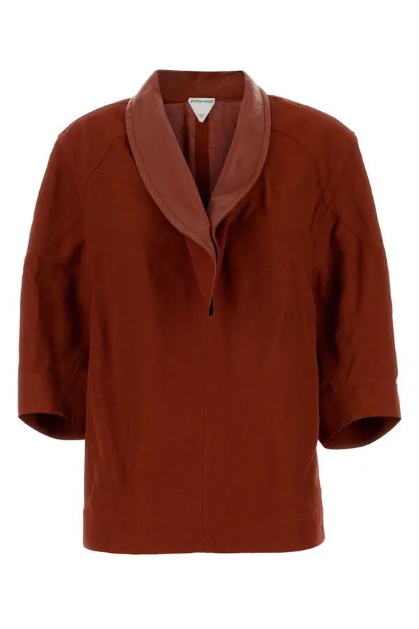 Bottega Veneta Tiziano Viscose Blend Blouse - Red
