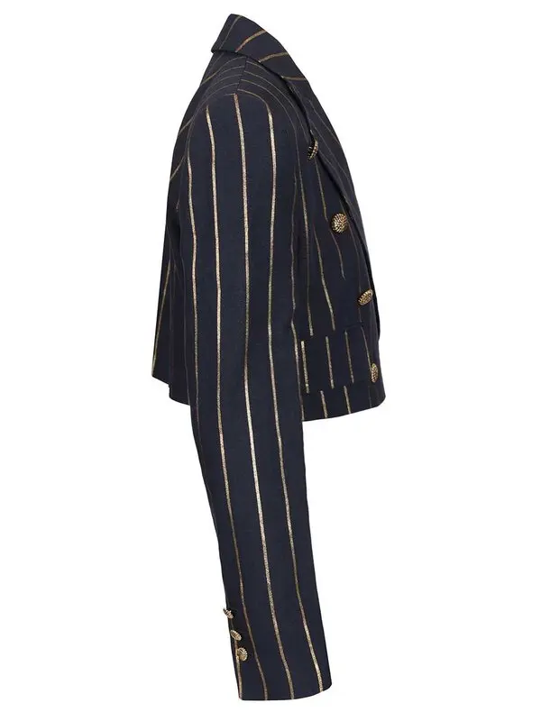 VIVIENNE WESTWOOD Cropped Striped Blazer