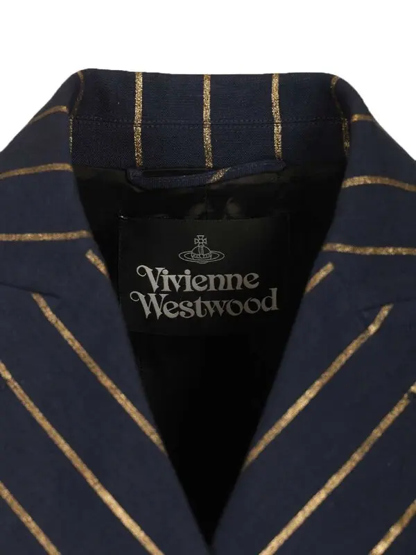 VIVIENNE WESTWOOD Cropped Striped Blazer