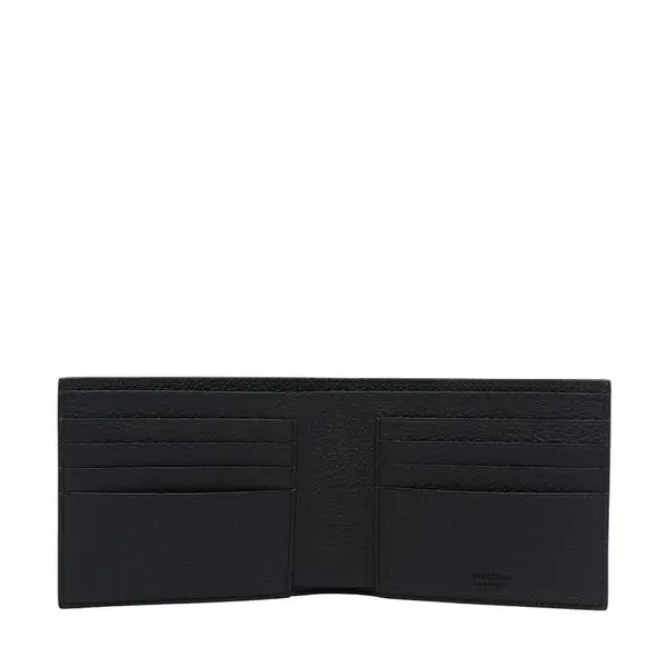FERRAGAMO Monogram Bifold Wallet - Black