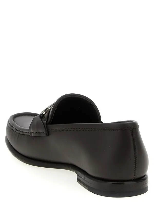 FERRAGAMO Avril Loafers With Metal Hook Detail
