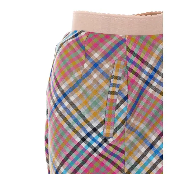 VIVIENNE WESTWOOD Check Print A-line Skirt