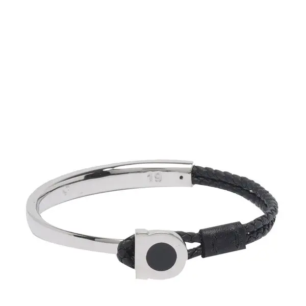 FERRAGAMO Gancini Bracelet - Black