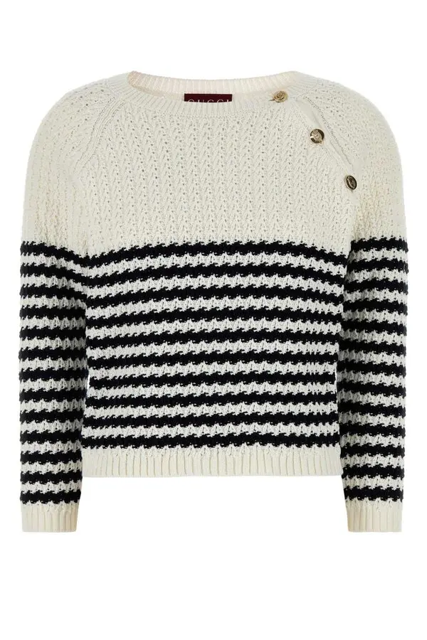 Gucci Embroidered Cotton Sweater - Multicolor